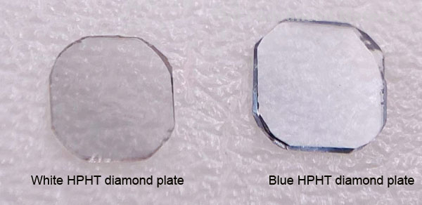 4X4X0.3 Blue diamond plates ( Single crystal boron doped diamond ...